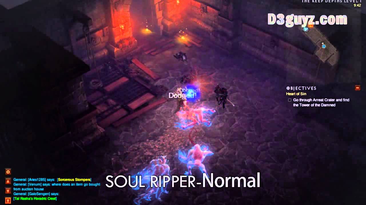 Diablo3-Monster-SOUL RIPPER-Normal - YouTube