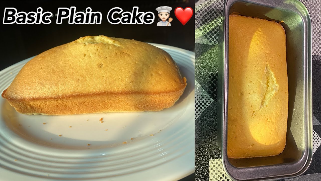 Basic Plain Cake Recipe by Plates of joy - YouTube