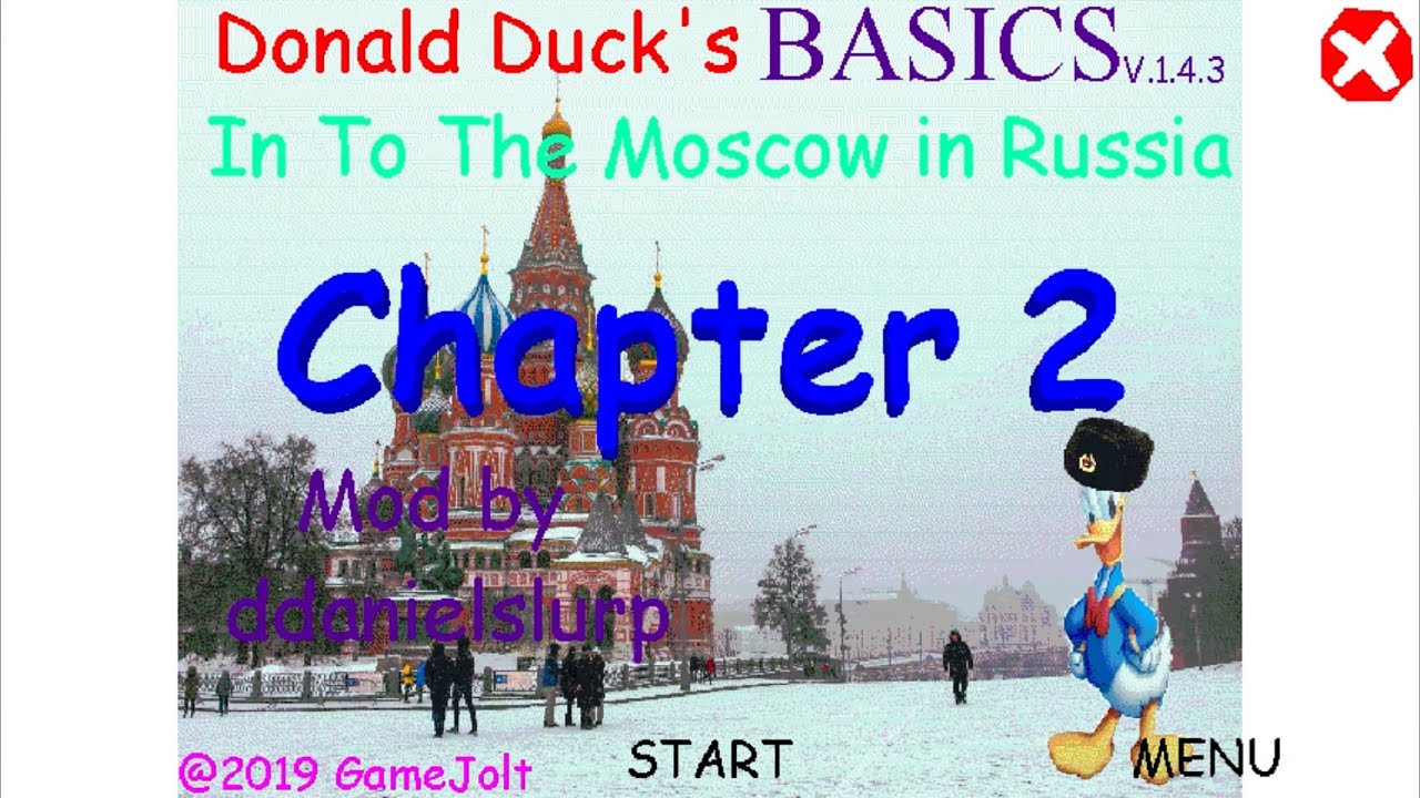 Donald Duck's Basics in To The Moscow in Russia Chapter 2 - Baldi's ...