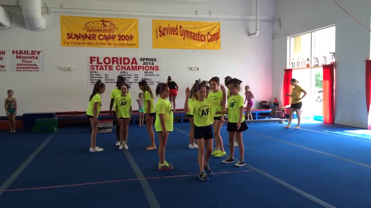 Jacy at cheer camp - YouTube