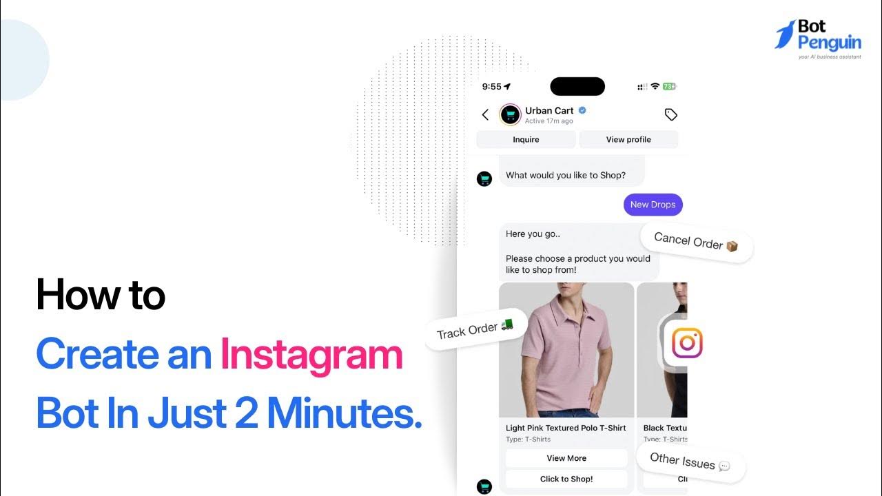 How to create an Instagram Chatbot | BotPenguin - YouTube
