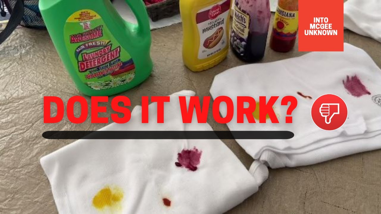 Dollar Tree Detergent | Stain Test 2022 - YouTube