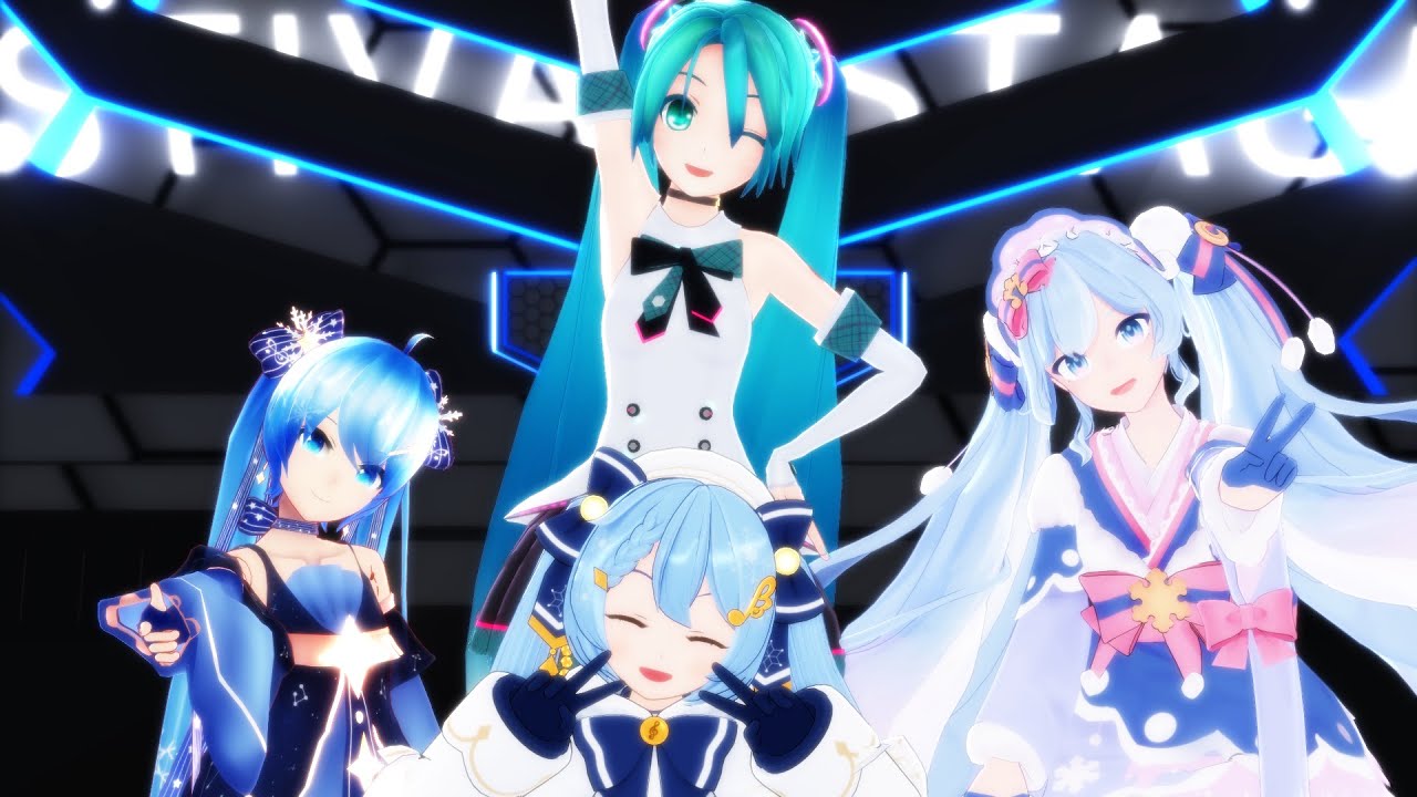 【MMD】マジカルミライ2017でDECORATOR【初音ミク誕生祭2023】 - YouTube