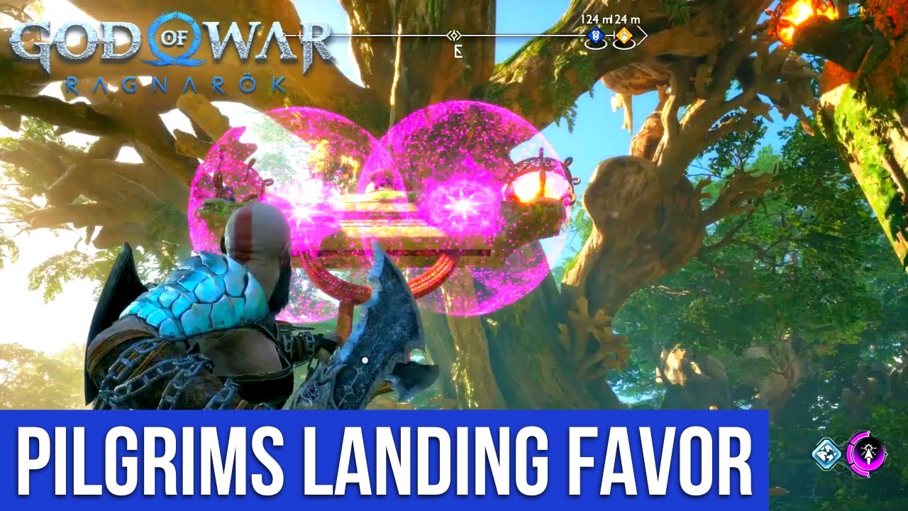 GOD OF WAR RAGNAROK Gameplay - Pilgrims Landing Favor | Cure For The ...