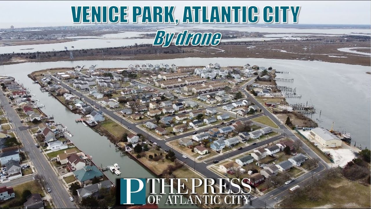 Take a drone tour of Atlantic City's Venice Park - YouTube