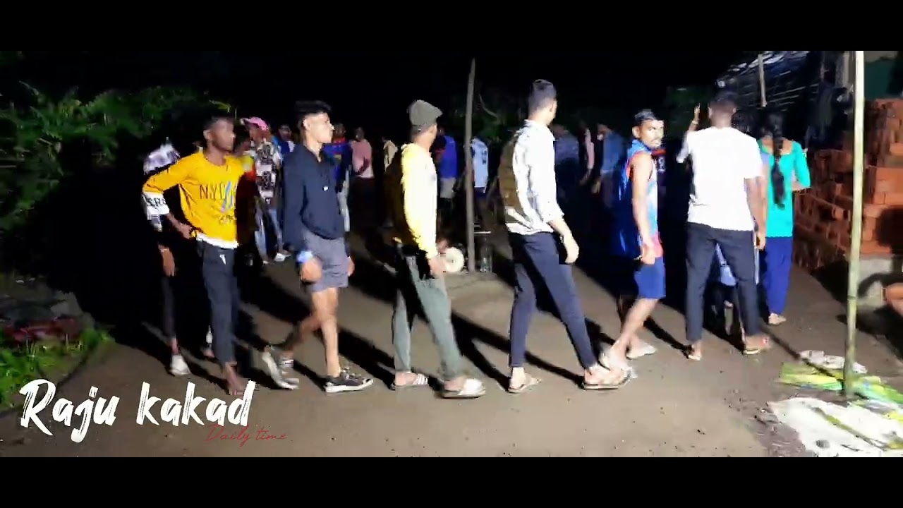 Raju kakad 😎आदिवासी सांस्कृतिक गौरी नाच👉 दोन वाश्याची झोपडी , दोन ...