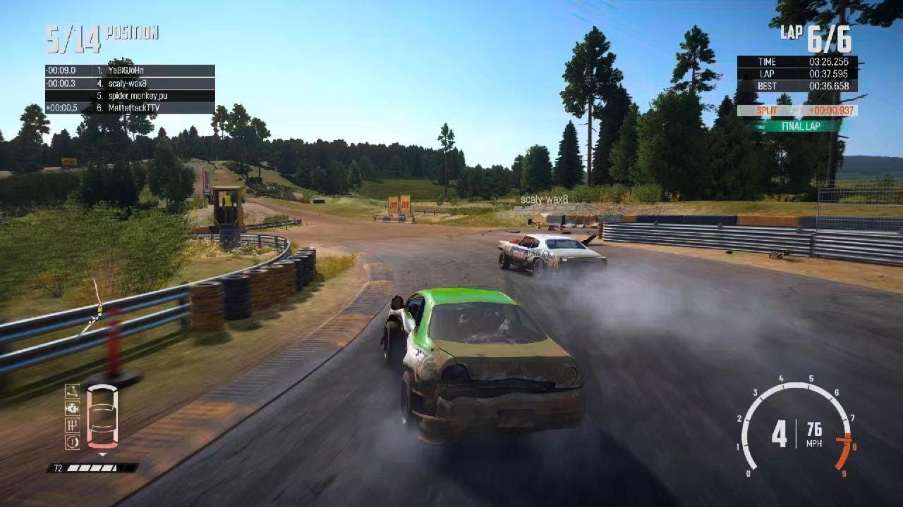 Barely missed total distruction, mattattack coming in like a wrecking ...