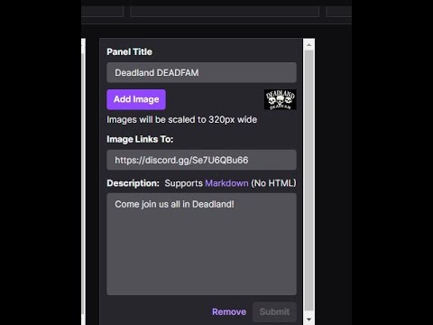 How to EDIT PANELS on Twitch in 2 MINUTES! - YouTube