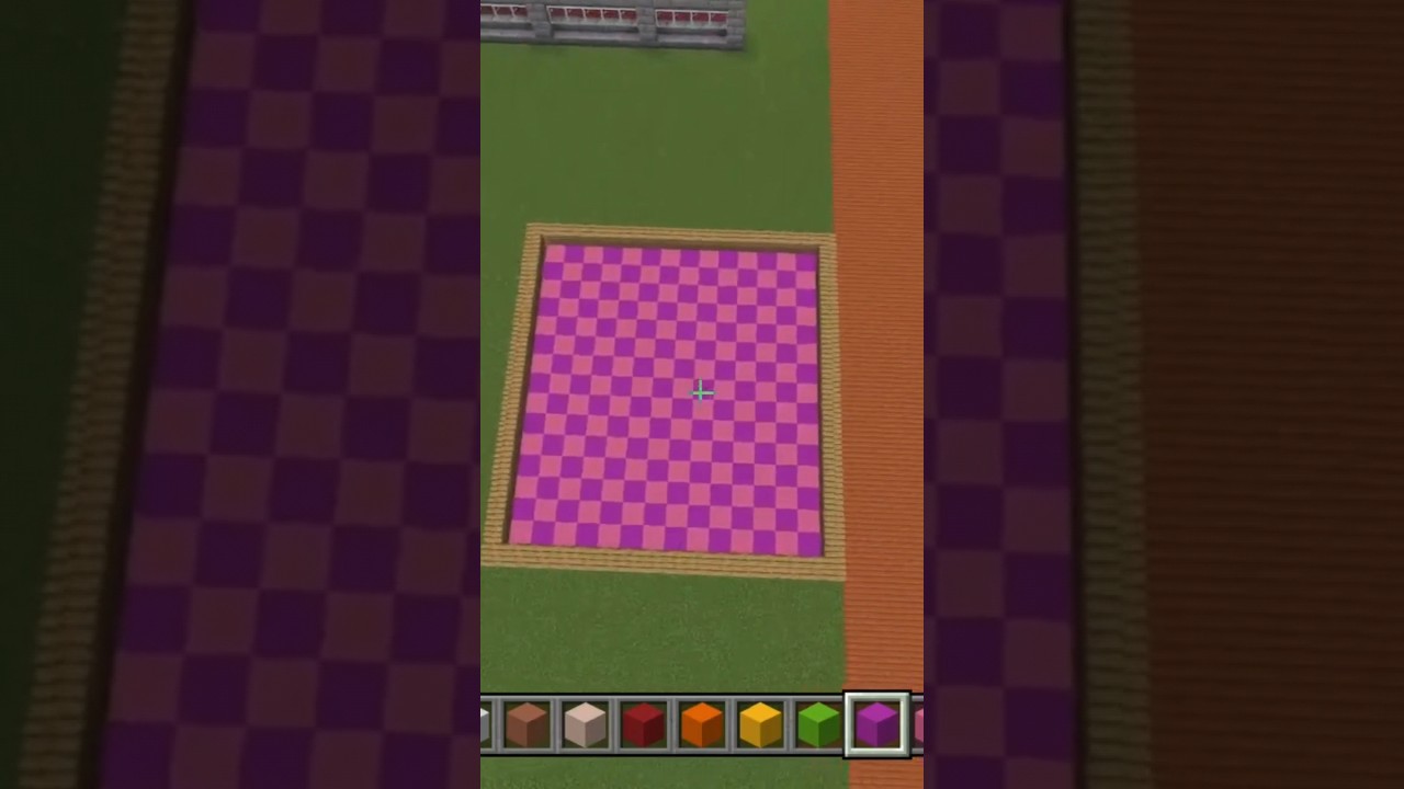 Minecraft Magenta & Pink Concrete Oak Plank Frame Floor Design 🪵🪟 # ...