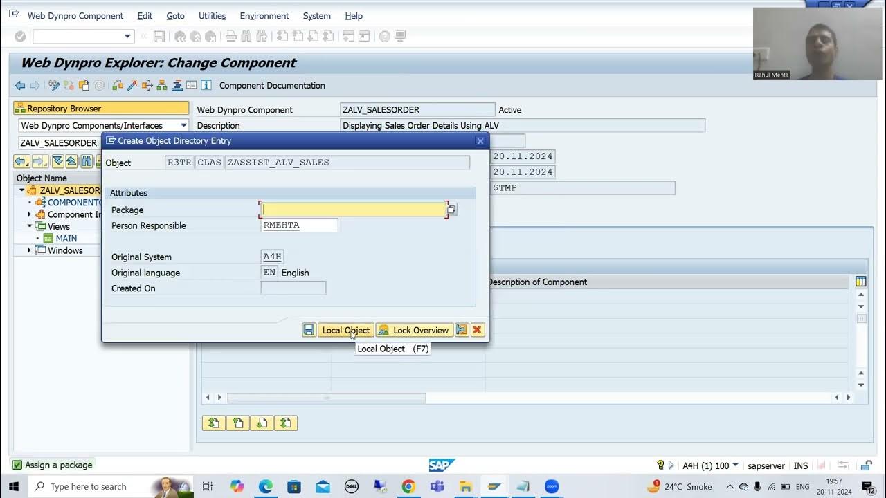 50 - Web Dynpro ABAP - Component Usage - ABAP List Viewer(ALV) Part3 - YouTube