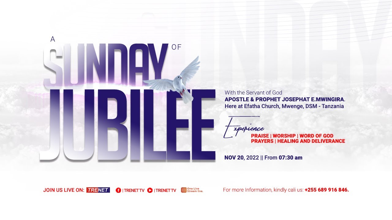 LIVE SUNDAY SERVICE | EFATHA CHURCH MWENGE # 20-11-2022 - YouTube