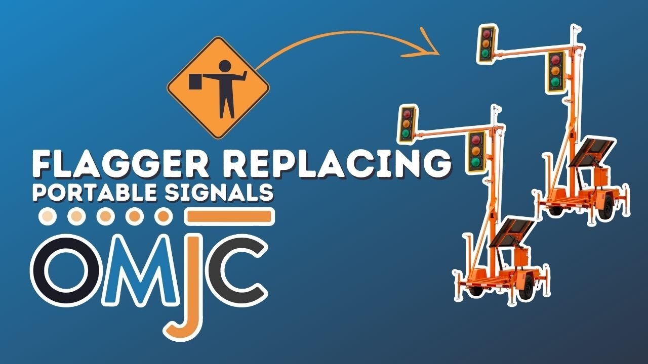 Portable Traffic Signals for Fully Automating Work-Zones - YouTube