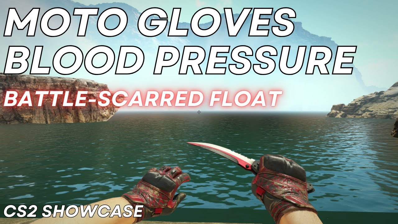 Moto Gloves Blood Pressure (Battle-Scarred) | CS2 Skin Showcase #1278 ...