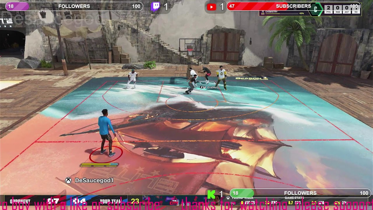 nba 2k25 park streak - YouTube