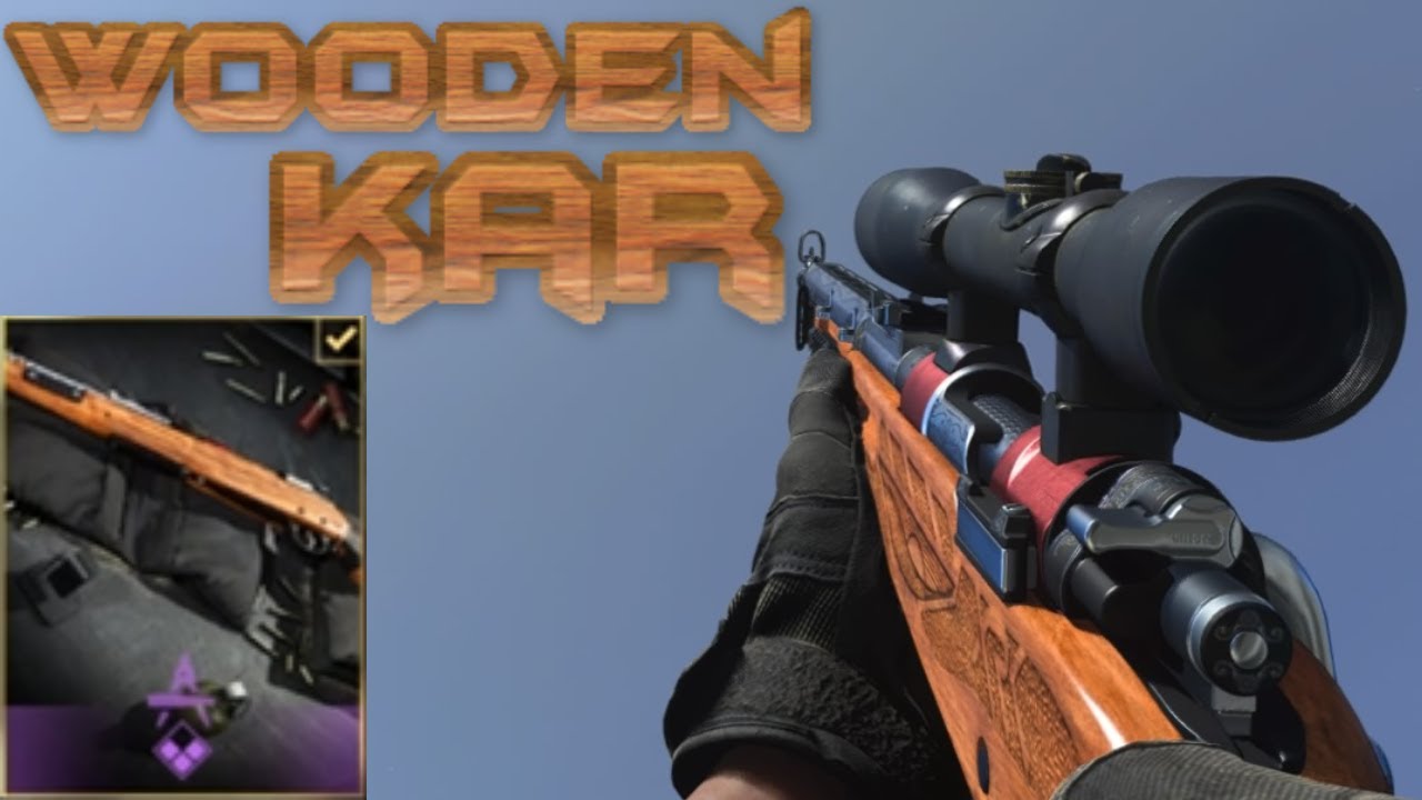 “The Wooden Sniper” Kar98k Saddle Horn Variant (Modern Warfare) - YouTube