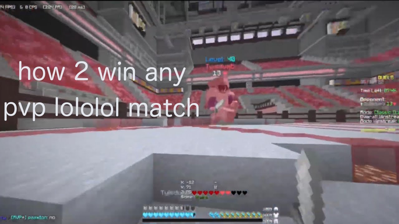 HOW TO WIN ANY MINECRAFT PVP MATCH - YouTube