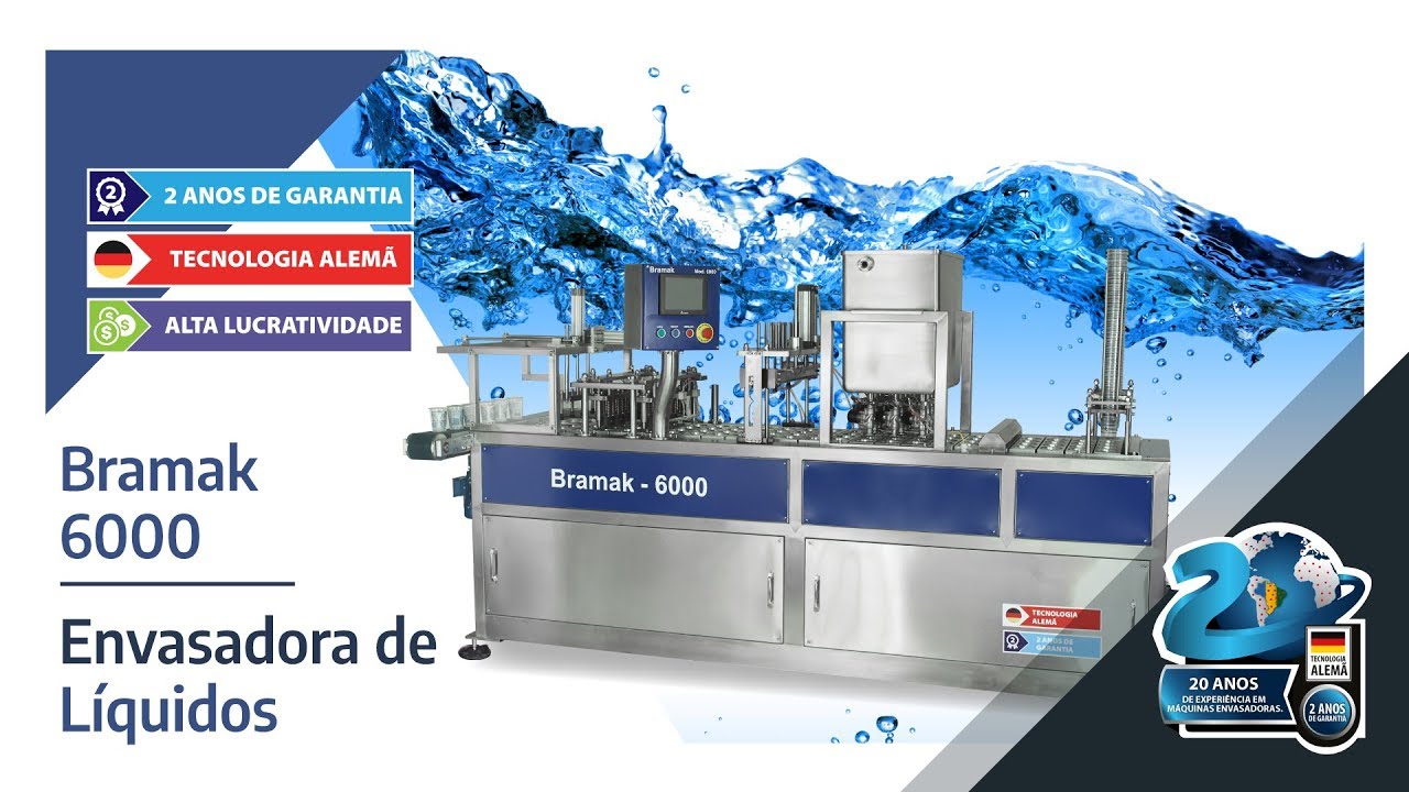 Envasadora de Líquidos | Bramak 6.000 - YouTube
