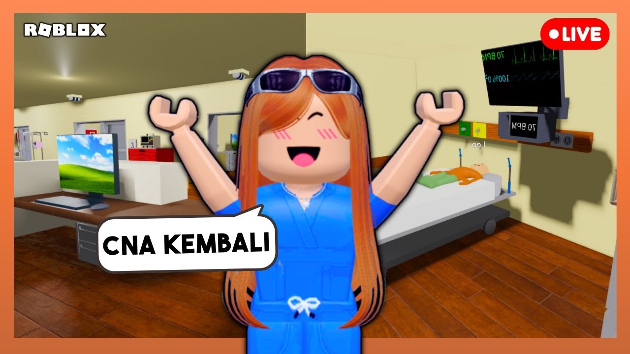 AKU MENCOBA KERJA JADI PERAWAT DIRUMAH SAKIT [ CNA SIMULATOR - ROBLOX INDONESIA 🇮🇩 ] - YouTube