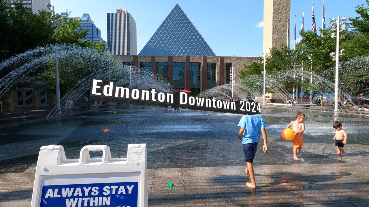 Edmonton Downtown4k 2024|Churchill Square|Edmonton,AB,Canada - YouTube