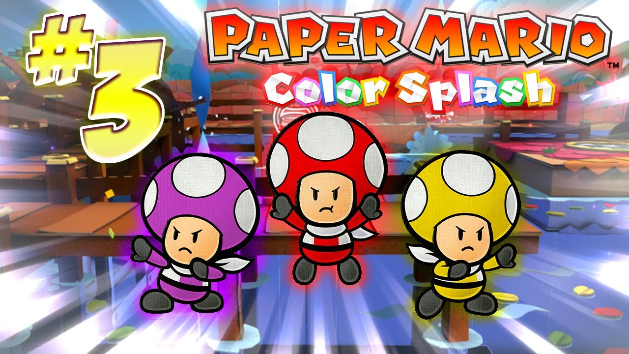 Cherry Lake | Paper Mario Color Splash | Gameplay Part #3 - YouTube