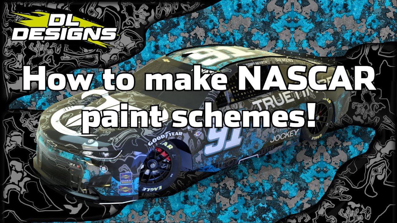 How to make a NASCAR scheme! - YouTube