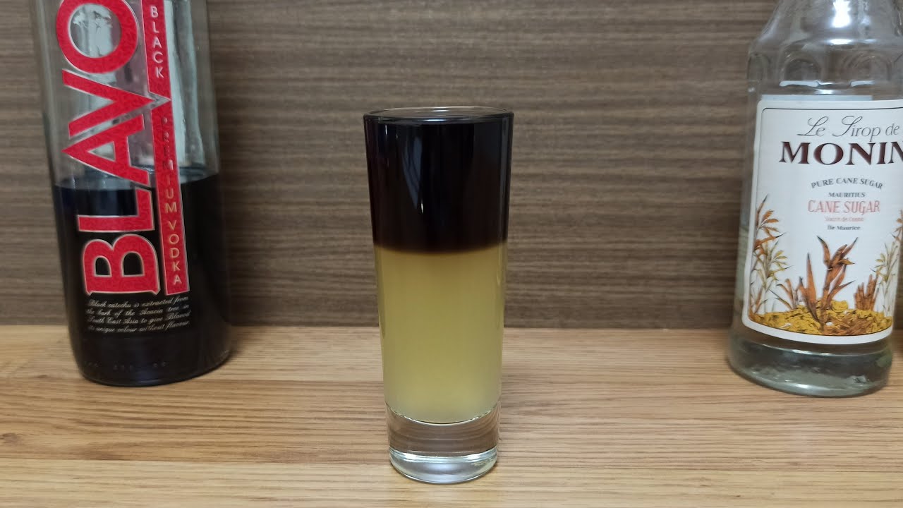 Cocktail Shot Black Panther. How to make Cocktail Shot Black Panther ...