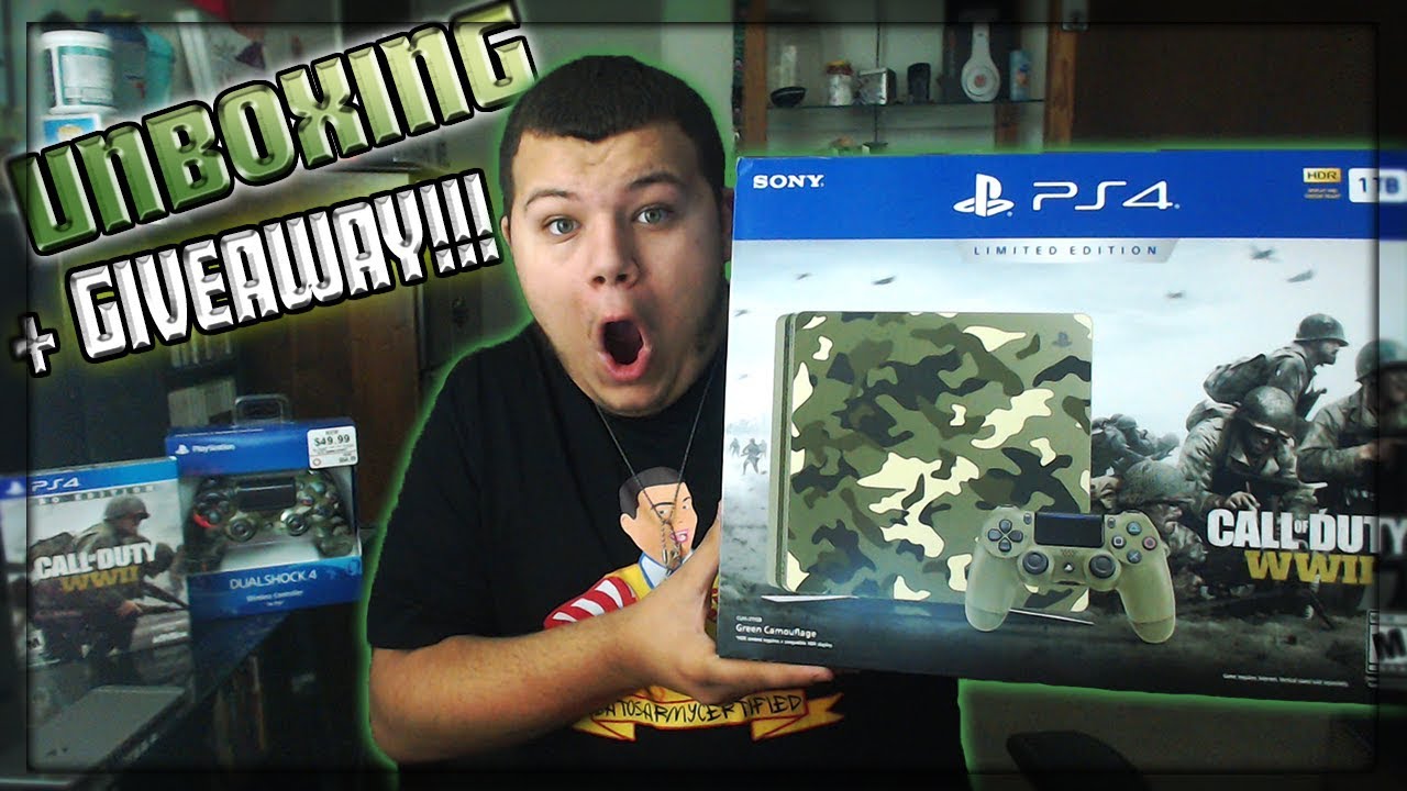 UNBOXING Call of Duty WW2 Limited Edition Playstation 4 Slim! (And ...