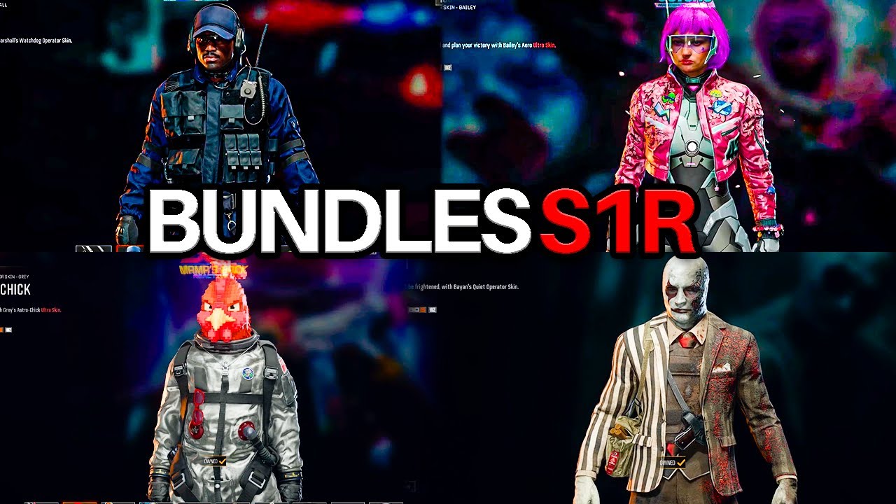 TODOS LOS BUNDLES TEMPORADA 1 RECARGADA WARZONE y BLACK OPS 6 - YouTube