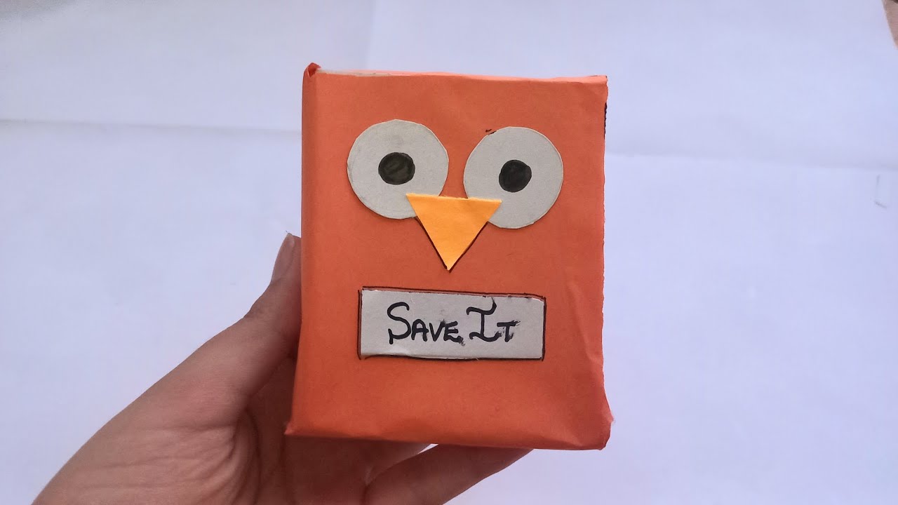 Reuse wafer biscuit box || DIY money box from biscuit box || recycle♻️ ...