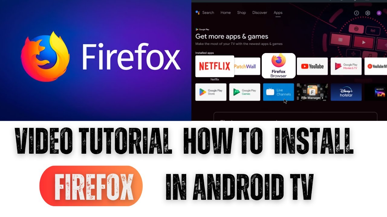 Firefox in Android TV| How to Install Firefox in Android TV? - YouTube