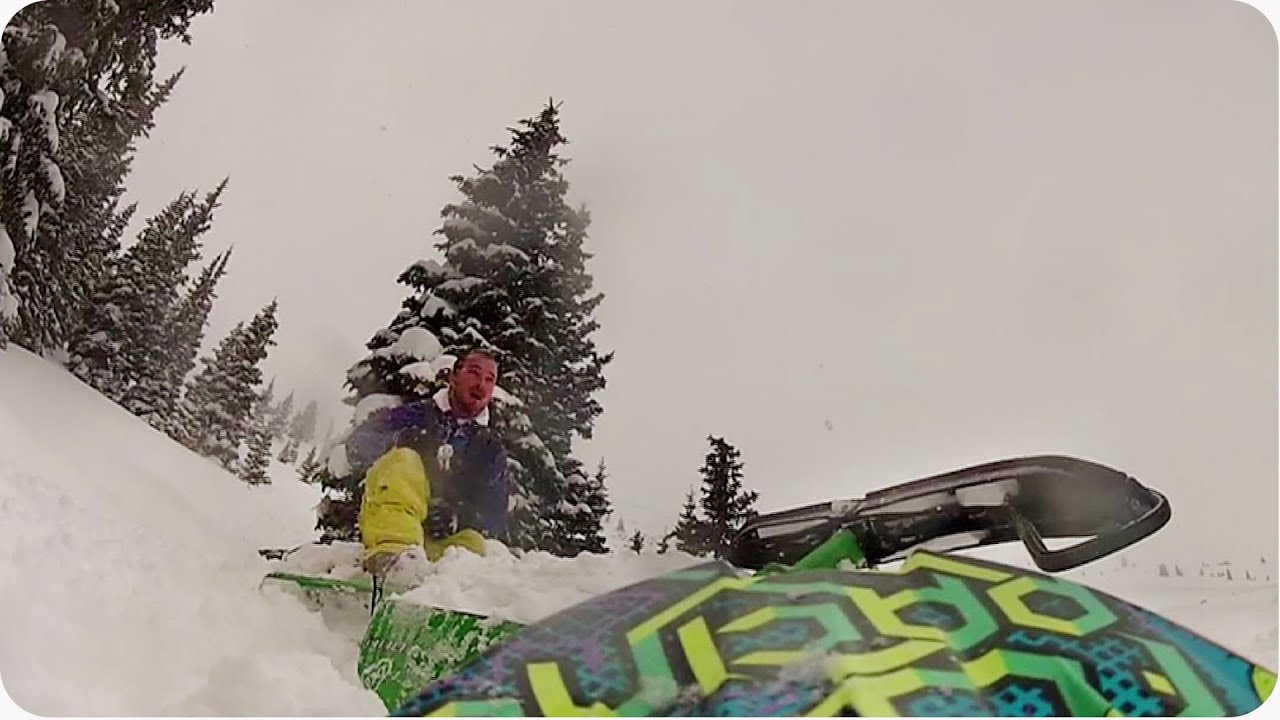 INCREDIBLE Snowmobile Avalanche SURVIVAL! - YouTube