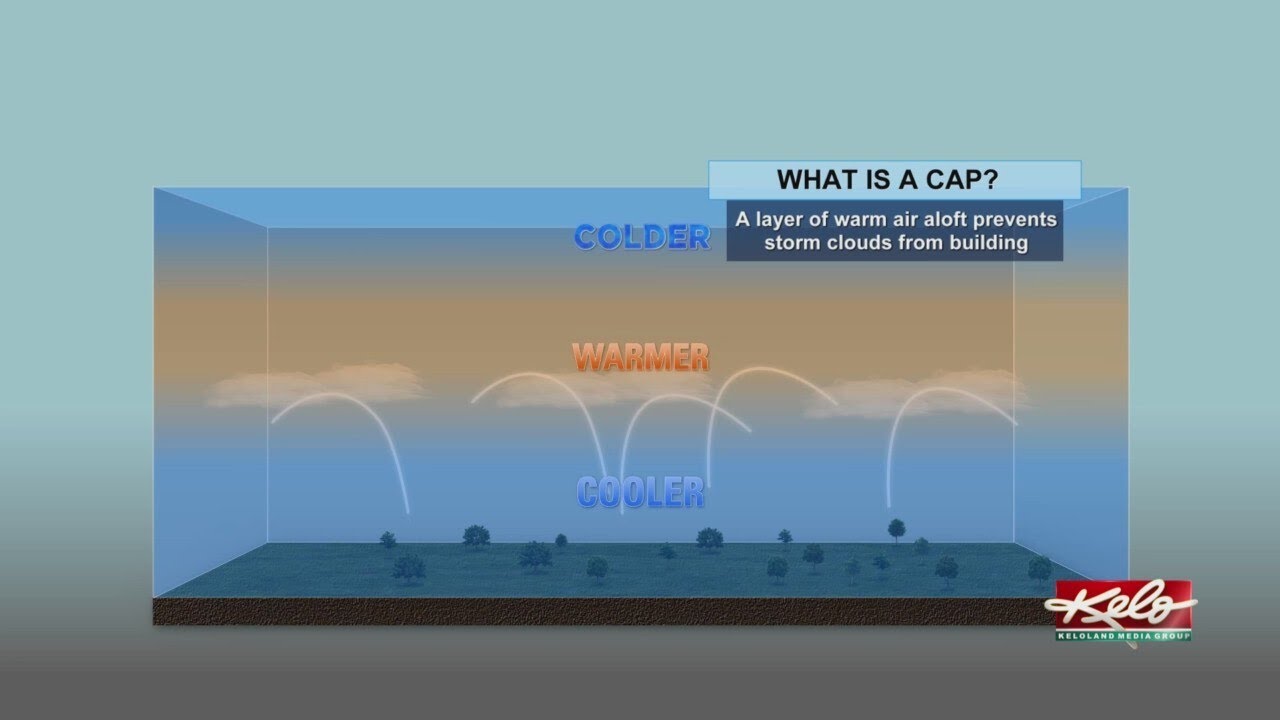 'The cap' traps heat and humidity, weakens storm chances - YouTube