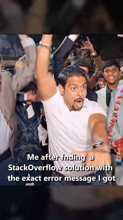 Stackoverflow to the rescue | #memes | #techmemes - YouTube