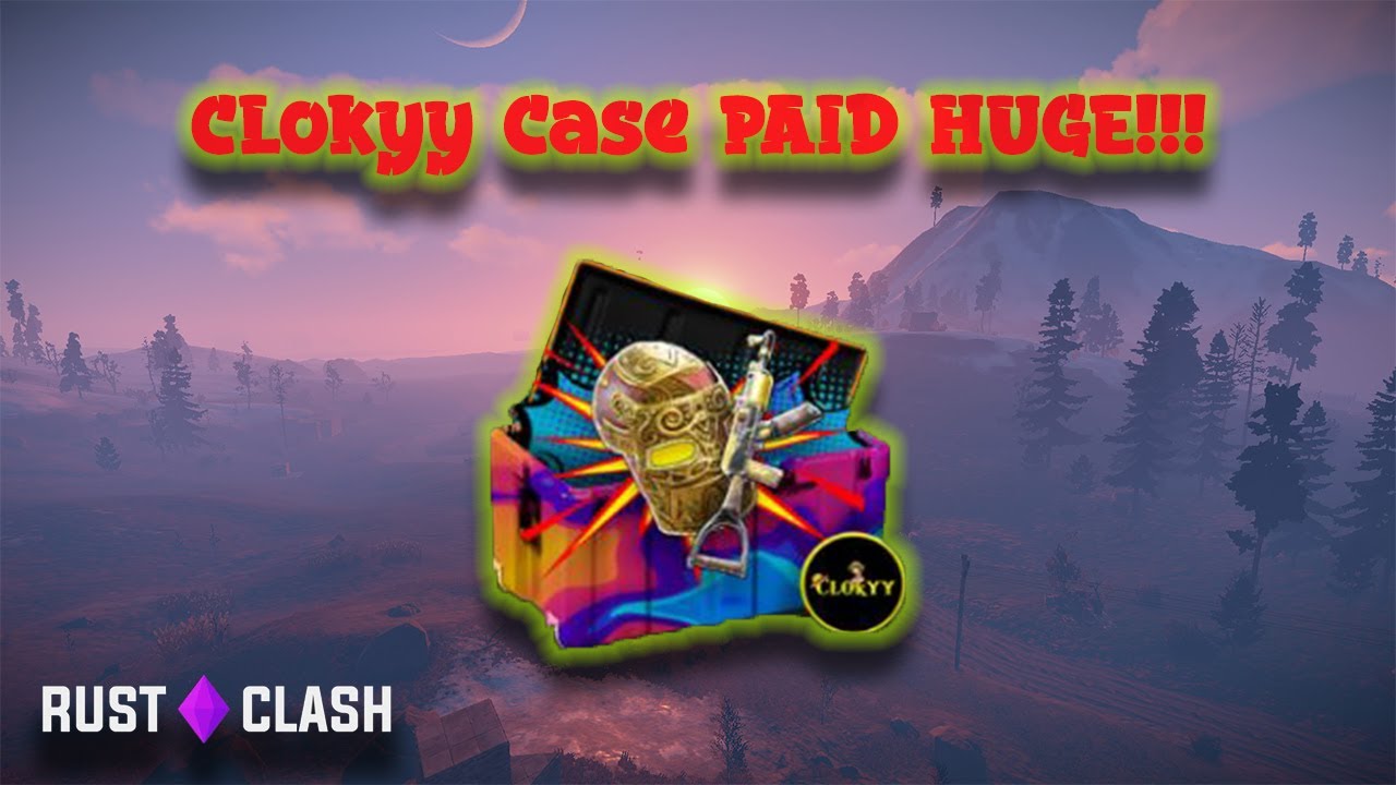 Pulling A Legendary Gold FaceMask On The Clokyy Case On (RUSTCLASH ...