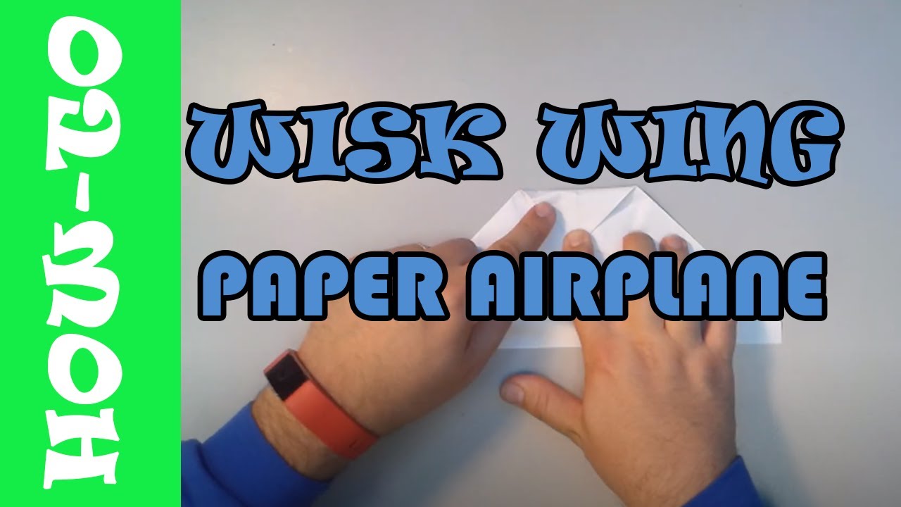 How to Make a Wisk Wing Paper Airplane - YouTube