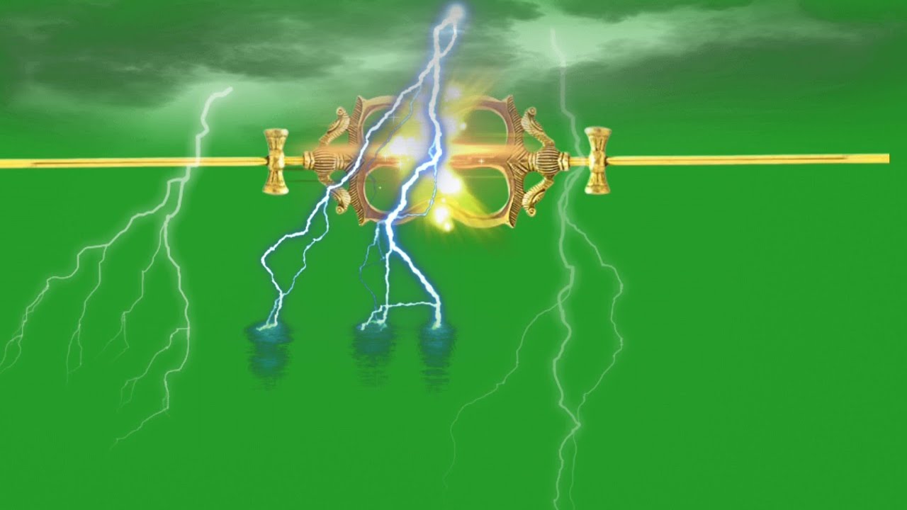 trishul ki green screen aasman ka kadakne wala green screen - YouTube