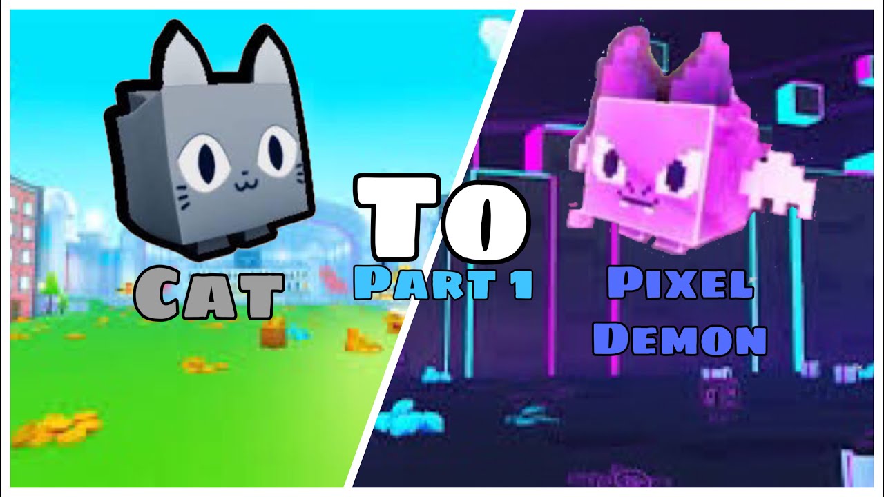 CAT TO DM PIXEL DEMON! (Part 1!) Roblox pet sim x - YouTube