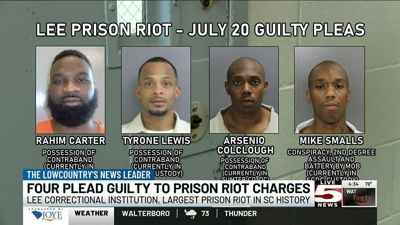 VIDEO: 4 plead guilty to charges stemming from deadly 2018 SC prison ...