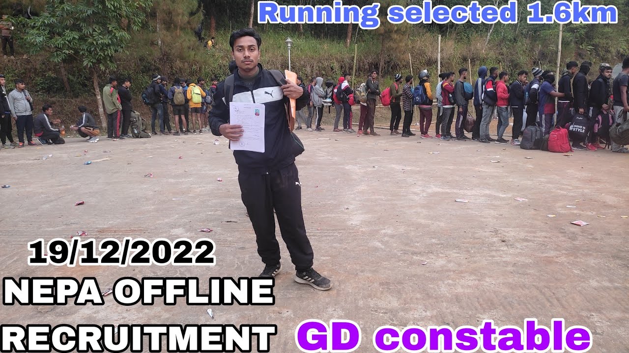 NEPA Offline Recruitment Process | GD Constable Running Selected - YouTube
