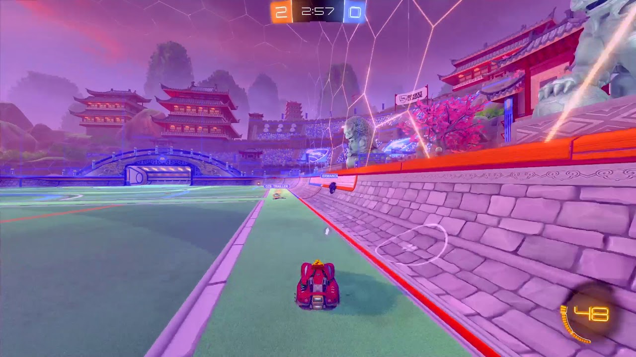 rocket league lune day* - YouTube