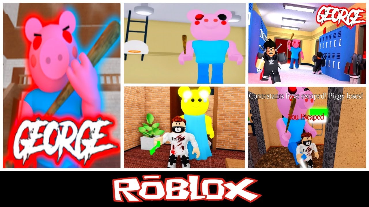 Piggy George Playing all chapters By Demand Productions [Roblox] - YouTube