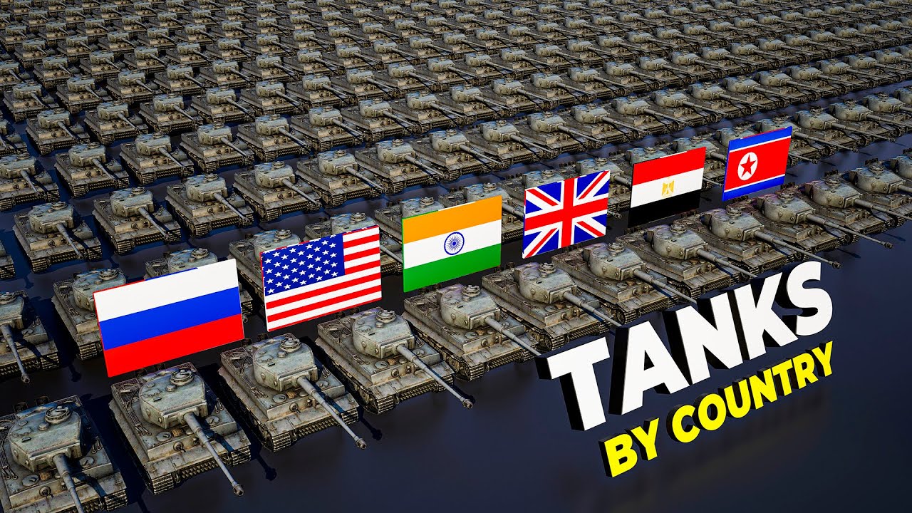 Countries by number of TANKS 2024 | 3D Animation - YouTube