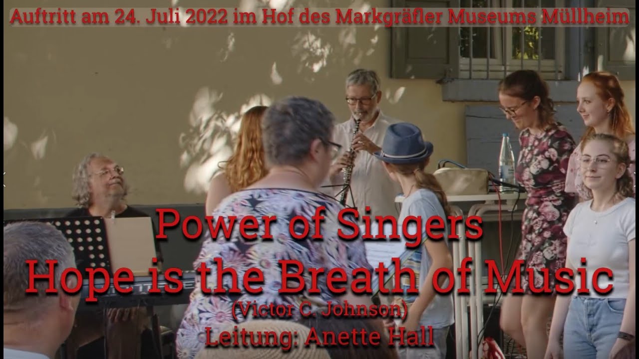 Power of Singers HOPE IS THE BREATH OF MUSIC - YouTube