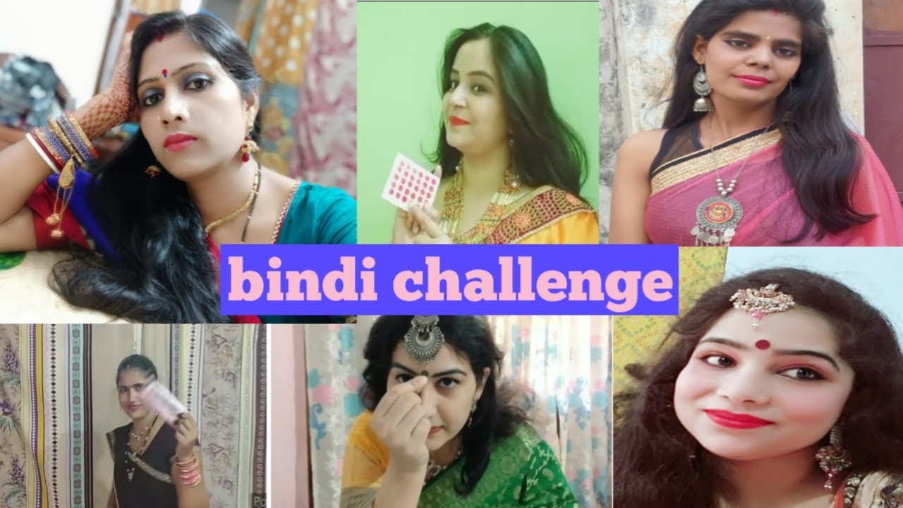 Bindi passing challenge|| funny traditional bindi passing challenge ...