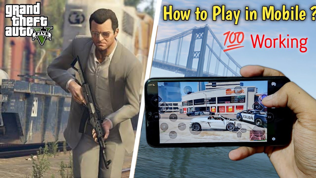 PLAYING GTA V IN MOBILE || GTA 5 MOBILE - YouTube