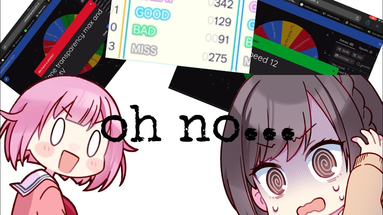 Project Sekai but it’s color-coded, and a wheel decides how I play ...
