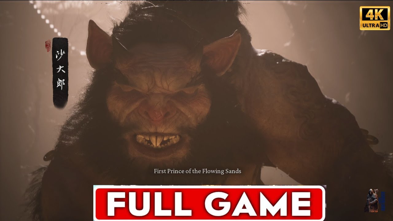 Black Myth Wukong | First Prince of The Flowing Sands Boss Fight | 4k ...