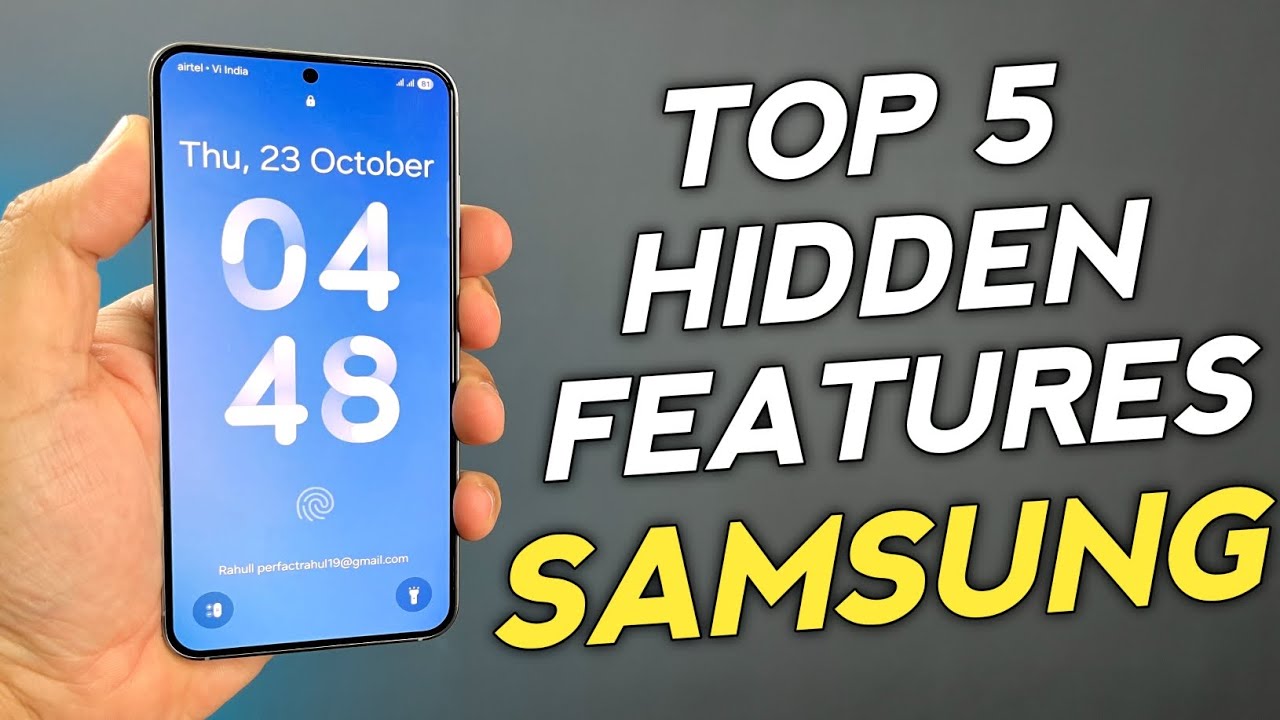Samsung Top 5 Hidden Features in 2025😍| ONE UI #samsung #oneui #s25 ...