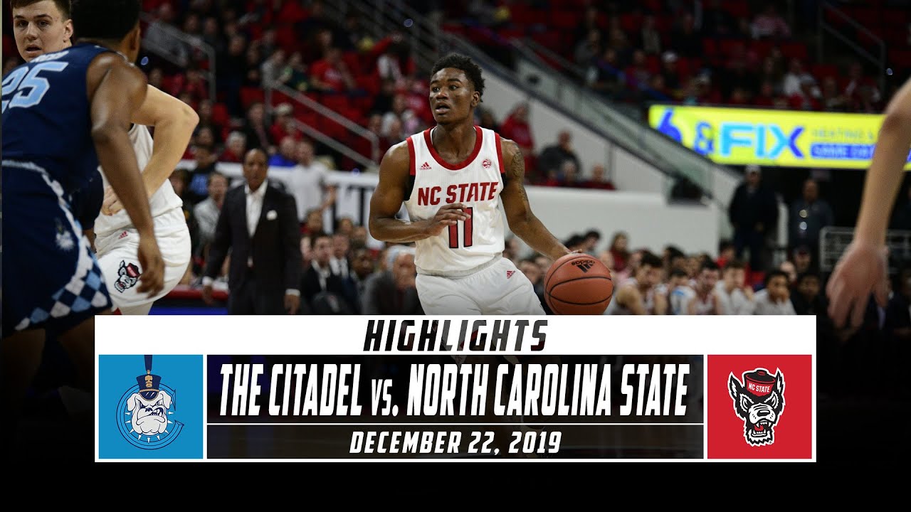 The Citadel vs. North Carolina State Basketball Highlights (2019-20 ...