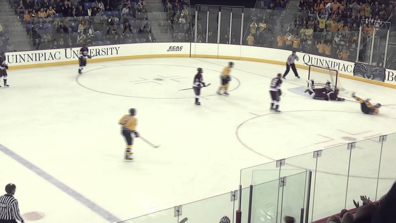 11/7/14 Quinnipiac vs. Colgate: Charlie Finn Insane Save on Matthew ...